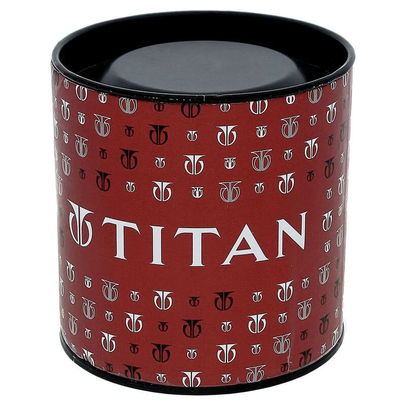 Titan Karishma Black Dial Analog with Day and Date Stainless Steel Str ...