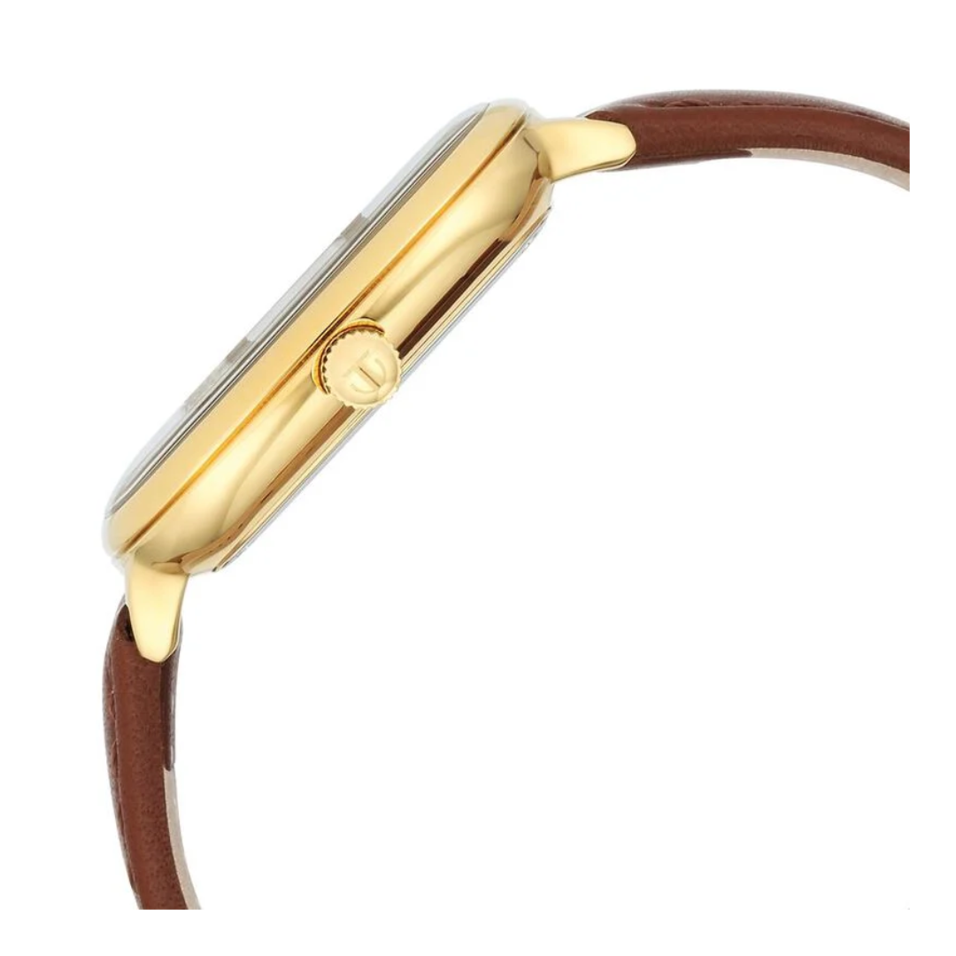 Titan Avant Garde Anthracite Dial Quartz Multifunction Leather Strap w ...