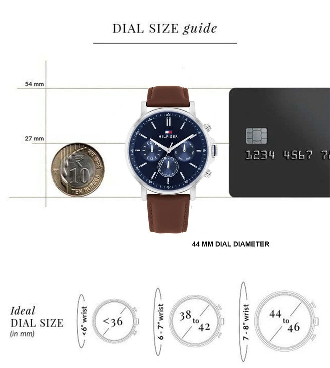 TOMMY HILFIGER TYSON Chronograph Watch for Men TH1710585 – KRISHNA ...