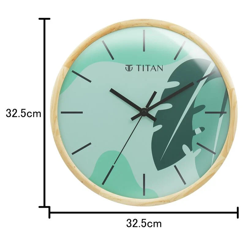 Titan Contemporary Tropical Timepieces - Lush Green - 32 cm x 32 cm W0 ...
