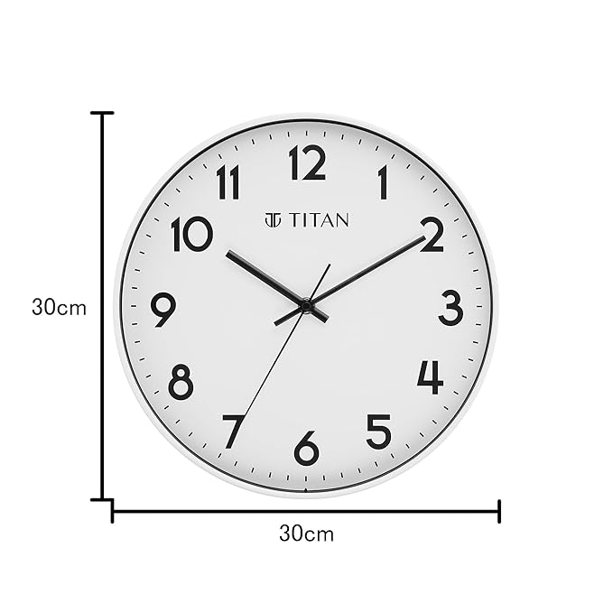 Titan Essence Classic Analog Wall Clock - W0094PA01 – KRISHNA WATCH COMPANY