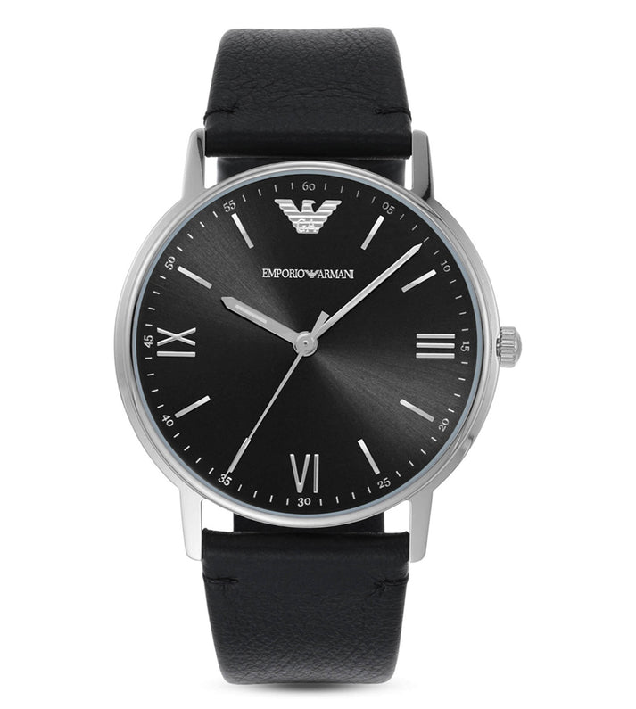 Emporio armani Men Kappa Round Black Watches AR11013 – KRISHNA WATCH ...