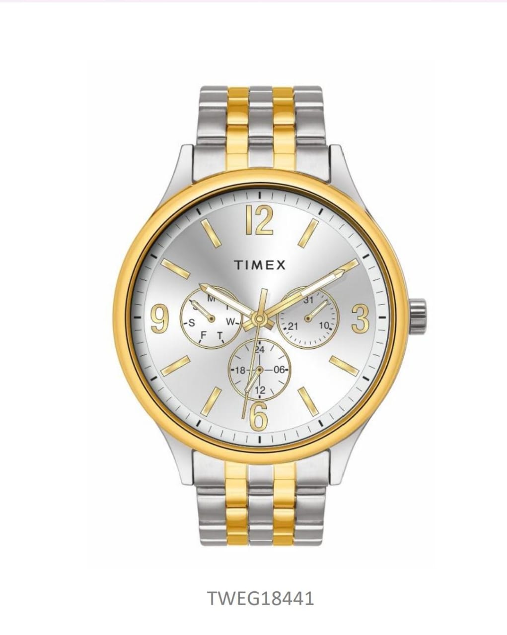 Timex Arabic and markers Silver Dial Men's Watch TWEG18441 – KRISHNA ...
