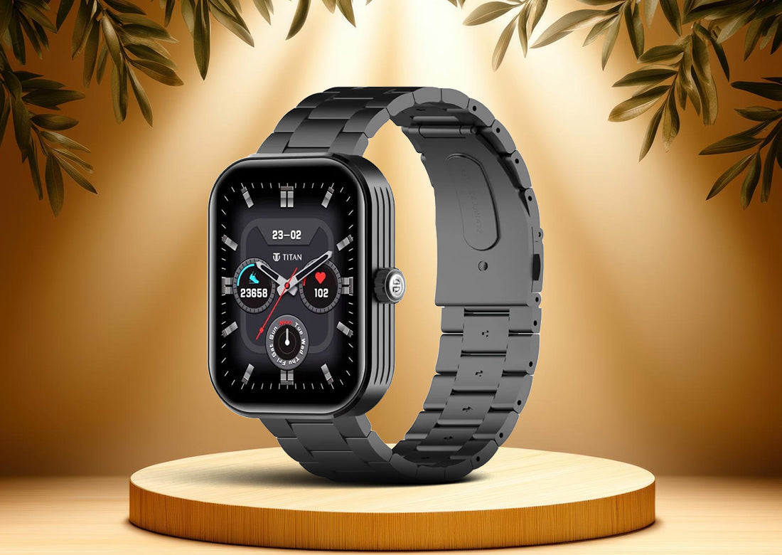 TITAN Lagan - Black Dial Metal Strap 1845BM01 – KRISHNA WATCH COMPANY